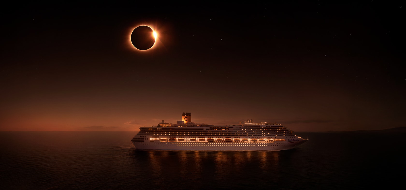 Balearic sea : '"Solar eclipse" | Costa Cruises