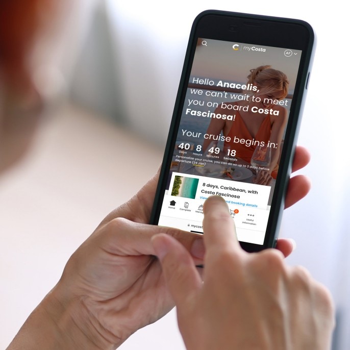 Discover the new MyCosta services | Costa Cruises